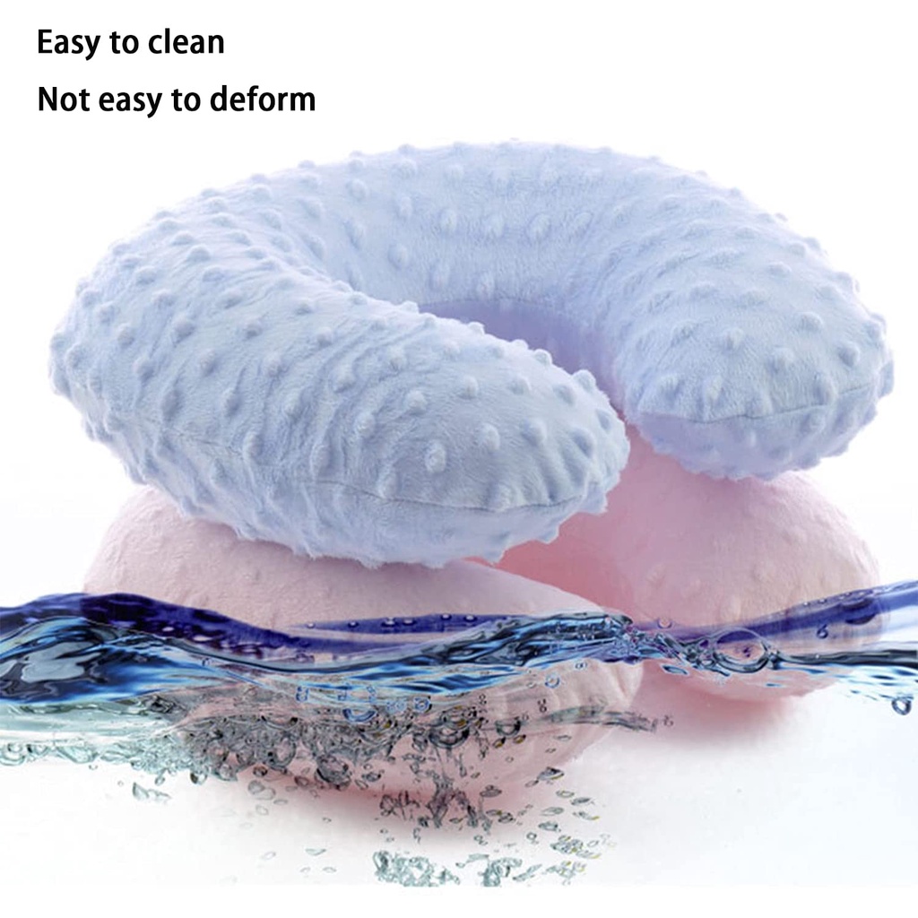 Baby Travel Pillow Toddler Soft Inflatable Neck Pillow Infant Head Neck ...