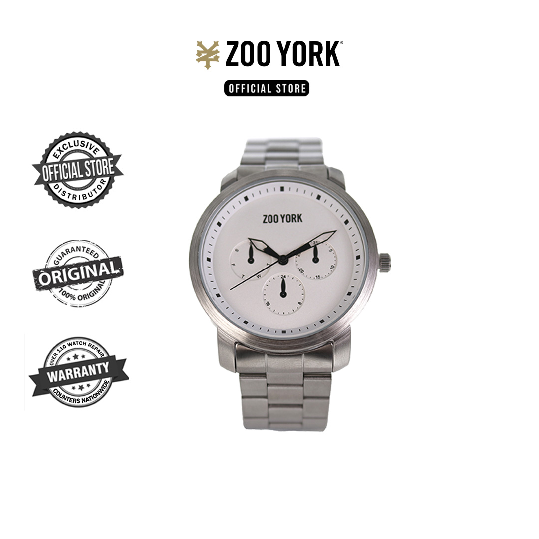 Zoo York Men Metal Strap Analog ZY-1905-SIL | Lazada PH