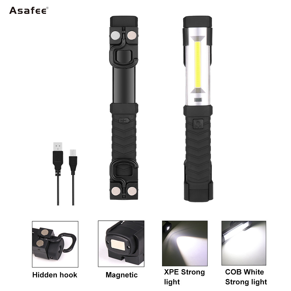 USB charging hook lamp Access lamp Adjustable slide hook with magnet ...