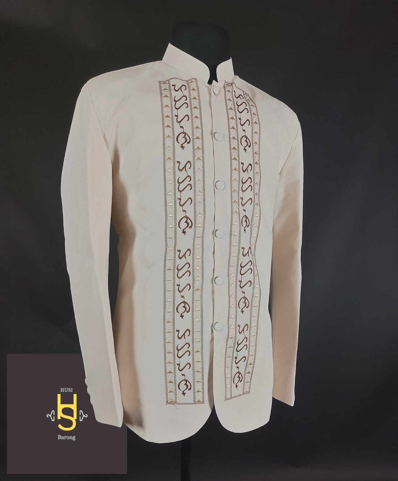 HUSI Men's Japan Jusi Fabric Coat Barong modern wedding formal attire ...