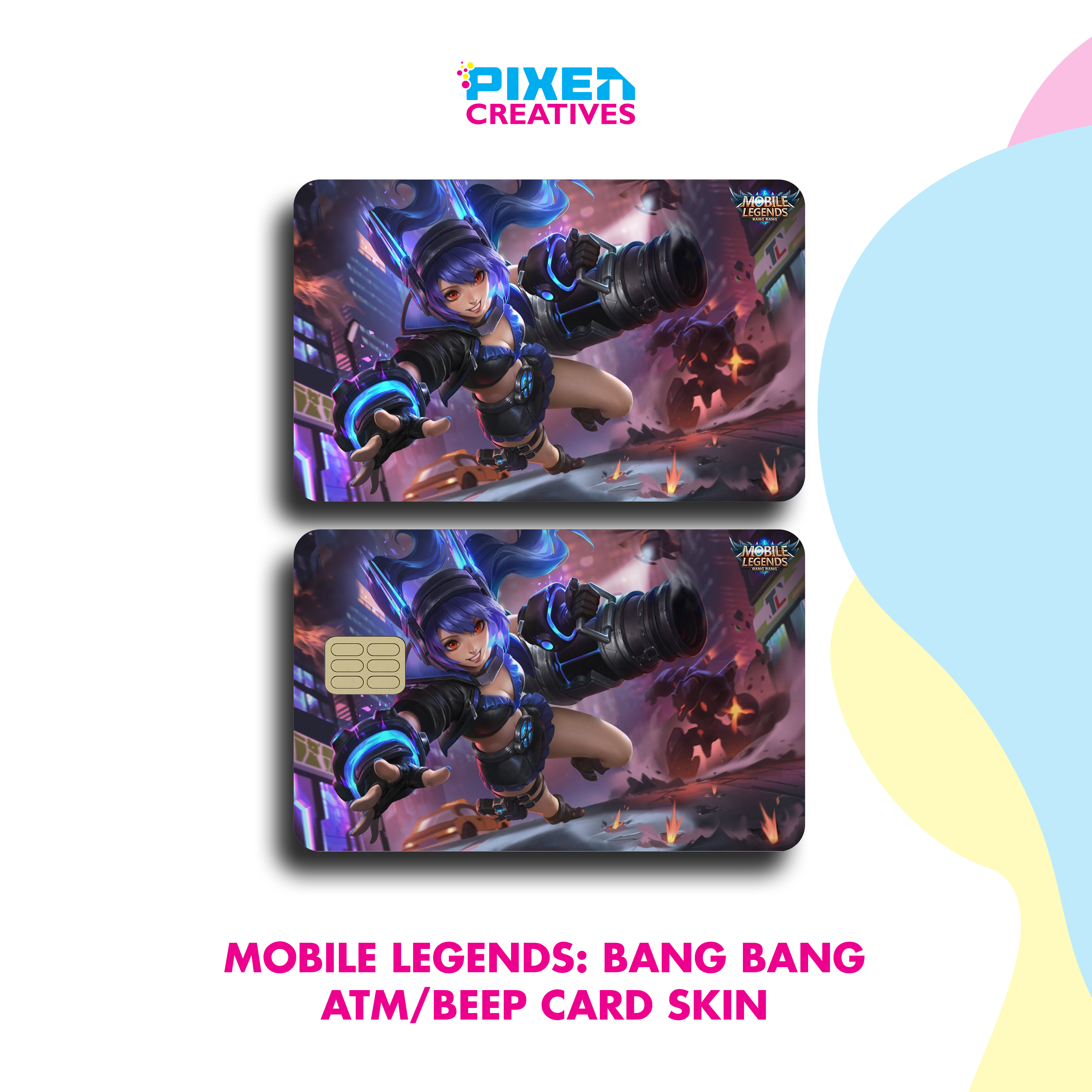 Mobile Legends Bang Bang Vinyl Debit ATM BEEP Card Skin Stickers ...