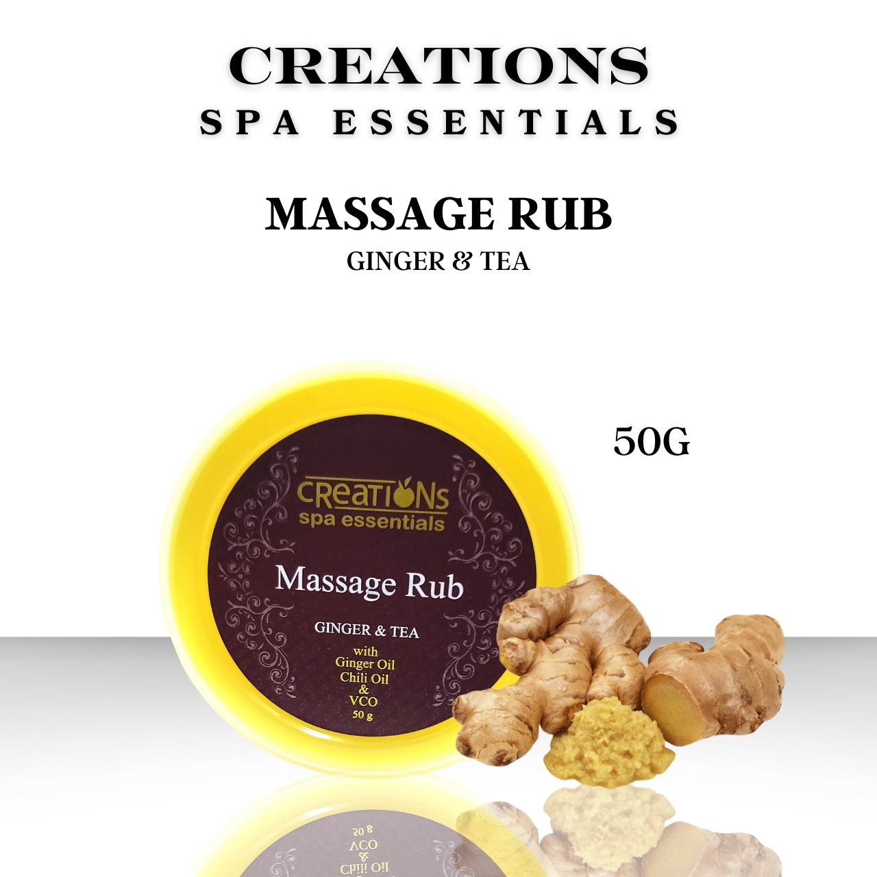 authentic creations spa essentials pain relief rub oliva organica ...