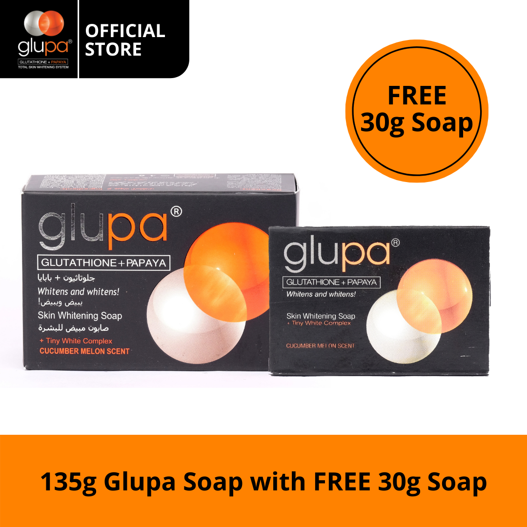 Glupa Soap 135g with FREE 30g Soap | Lazada PH