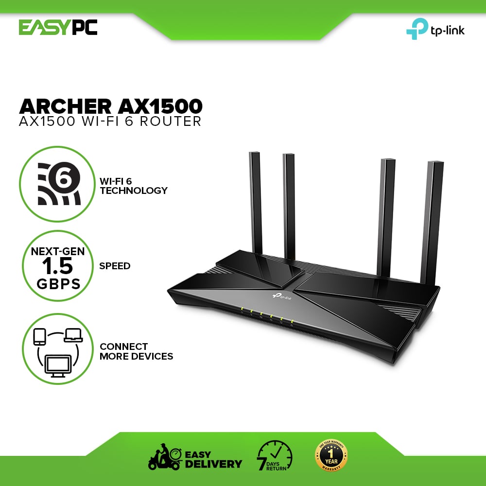 Tp-link Archer AX1500 AX1500 Wi-Fi 6 Router, Brand New wifi router ...
