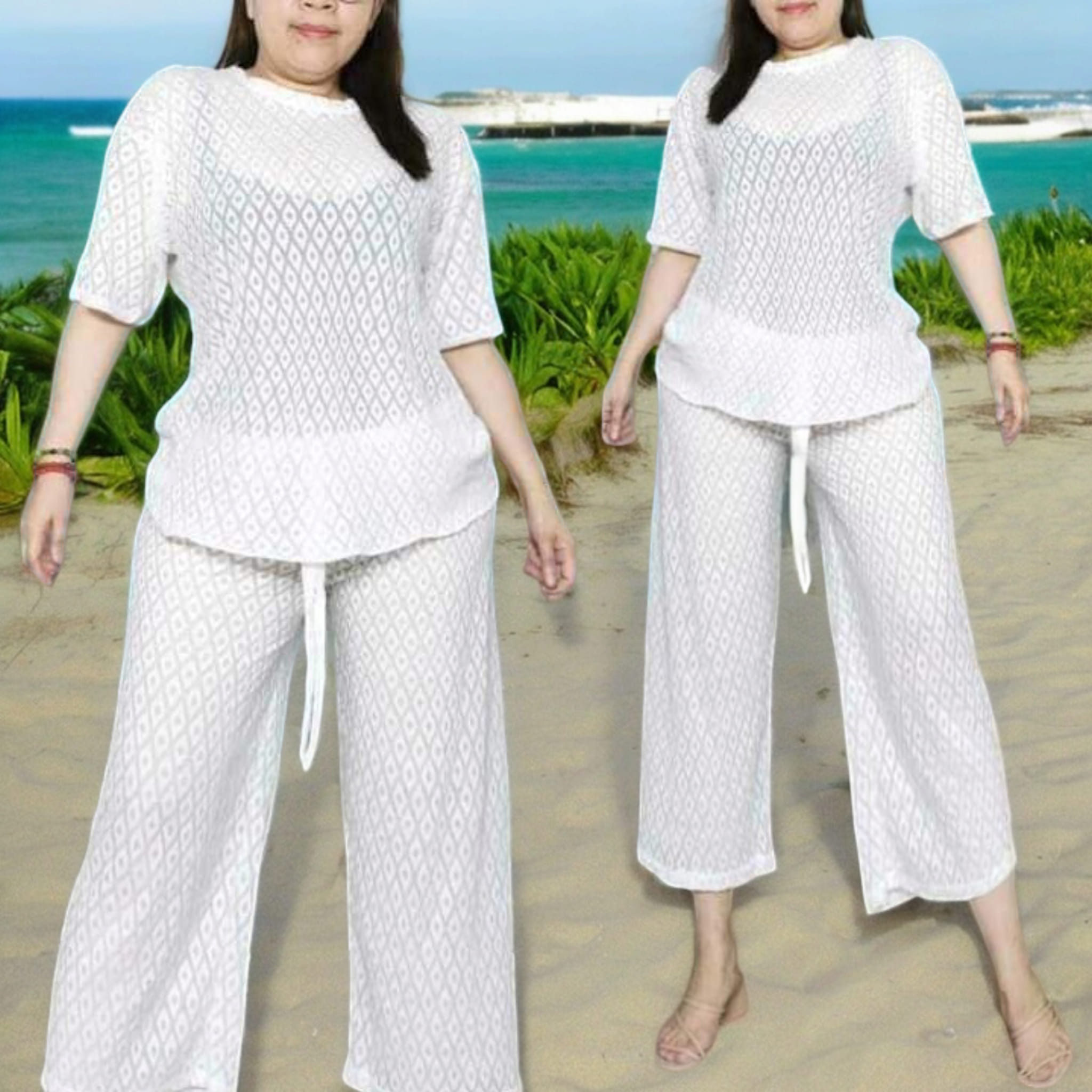 DAHLIA SO PRETTY AND FORMAL ATTIRE TERNO PANTS PERFECT FOR SUMMER BARK ...