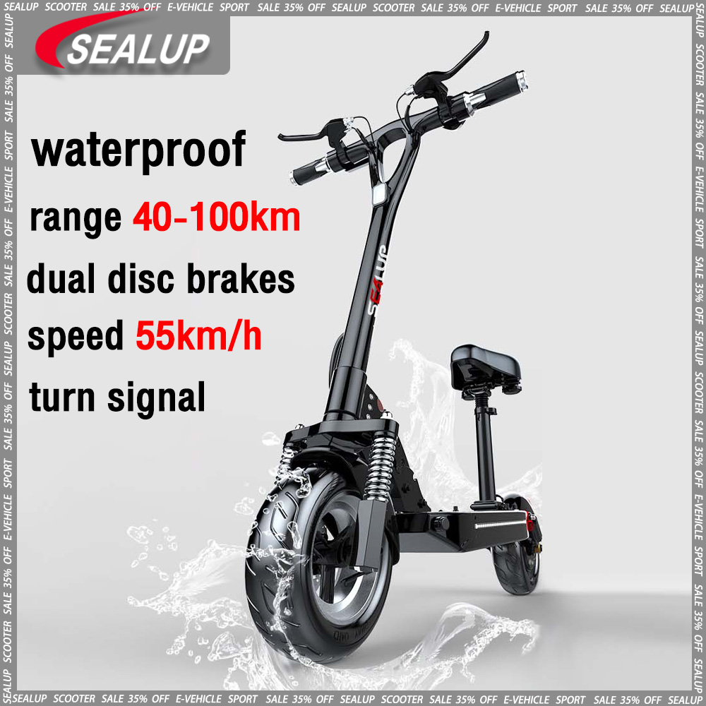 local warranty SEALUP Q21 Removeable Seat cute mini E-Scooter 500W ...