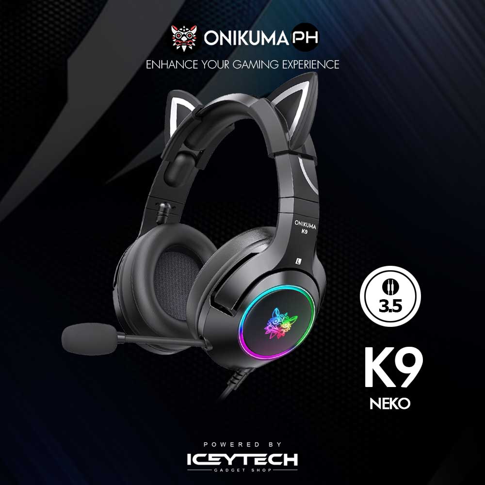 ONIKUMA K9 RGB Gaming Headset Pink Special Edition (By:IceyTech Gadget ...