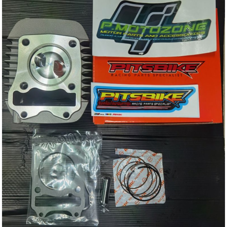 CYLINDER BLOCK SET STEEL BOREKIT 57mm Xrm 125 Fi / RS125 Fi PITSBIKE ...