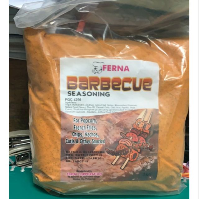 Ferna BBQ Powder 1kg for Fries, Popcorn, Nachos, Etc. | Lazada PH