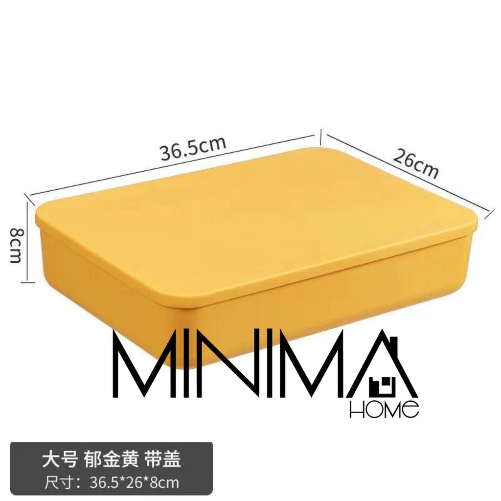 Colored Japanese-Style White Storage with lid Basket Muji Shelf ...