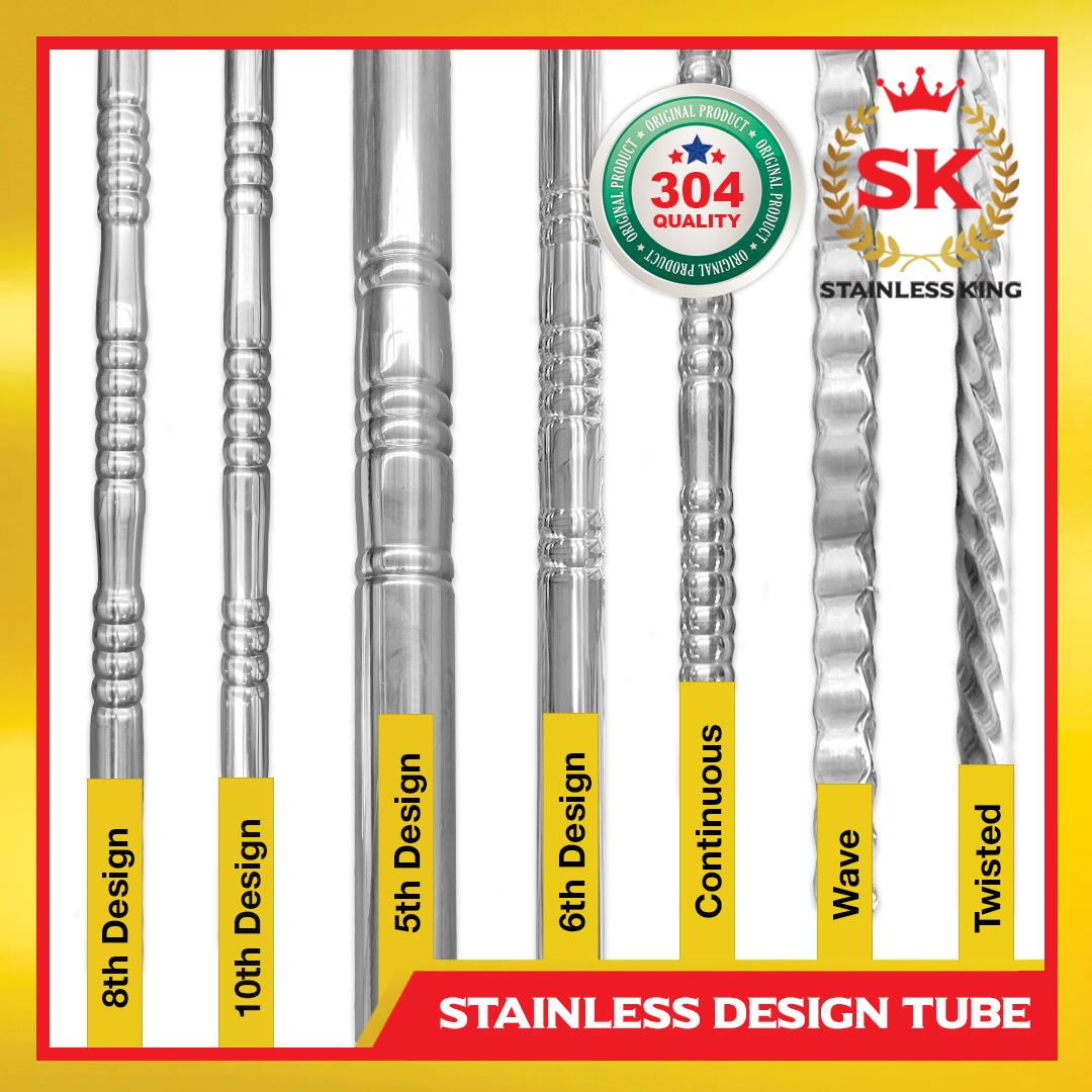 Stainless Design Tube Stainless Round Tube Stair Railings Balcony ...