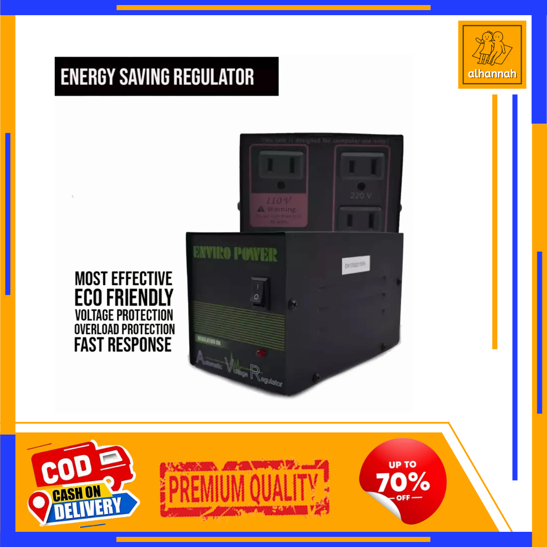 Enviro Power Regulator 500W With 110V Automatic Voltage Regulator AVR ...