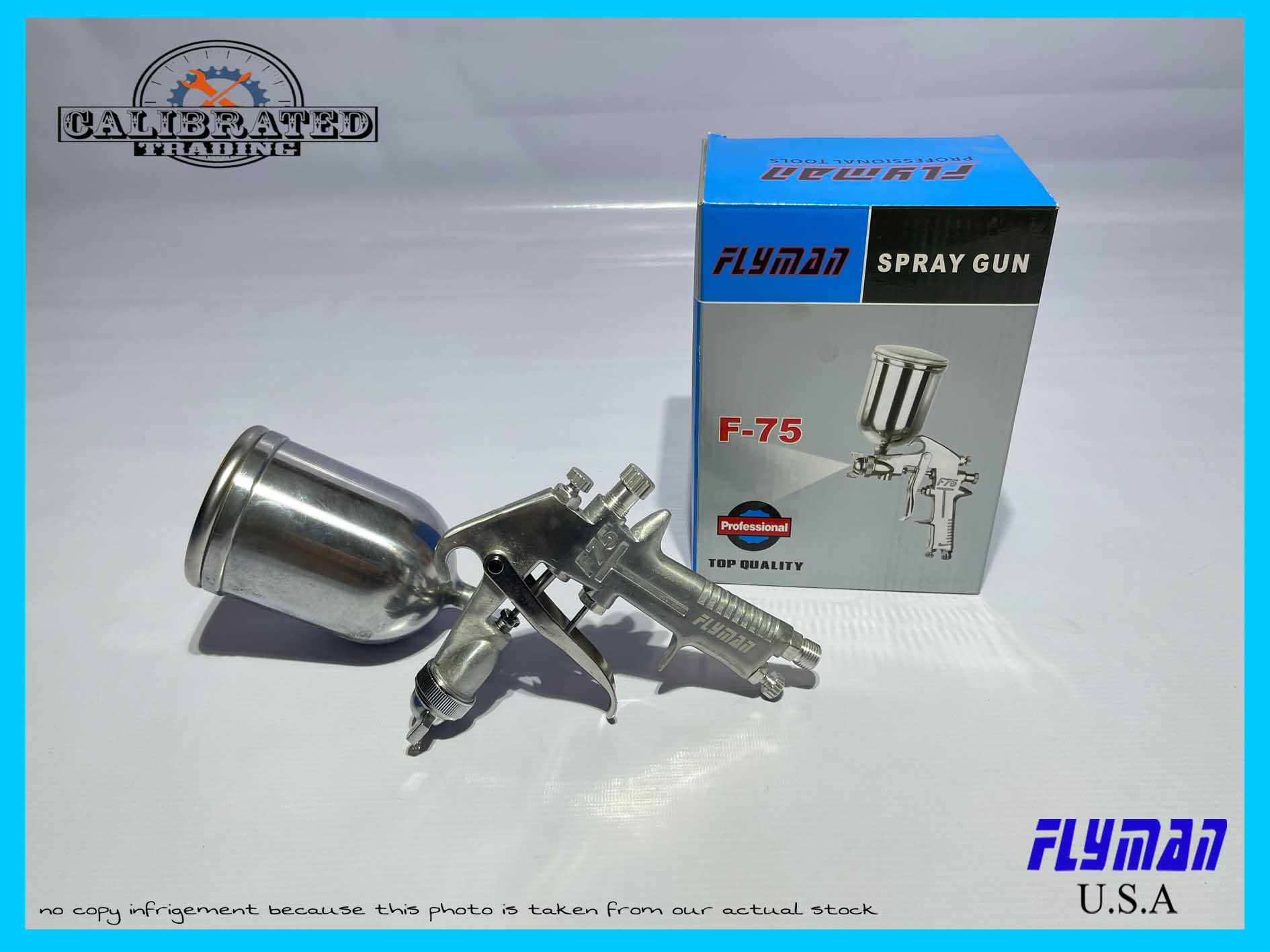 Flyman F75 Pneumatic Spray Gun Gravity Type (COD) | Lazada PH