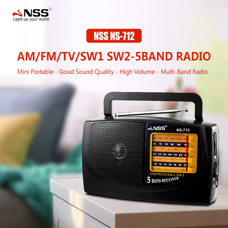 [COD]NSS 5 Band am fm Radio Rechargeable High Quality Radio Original ...