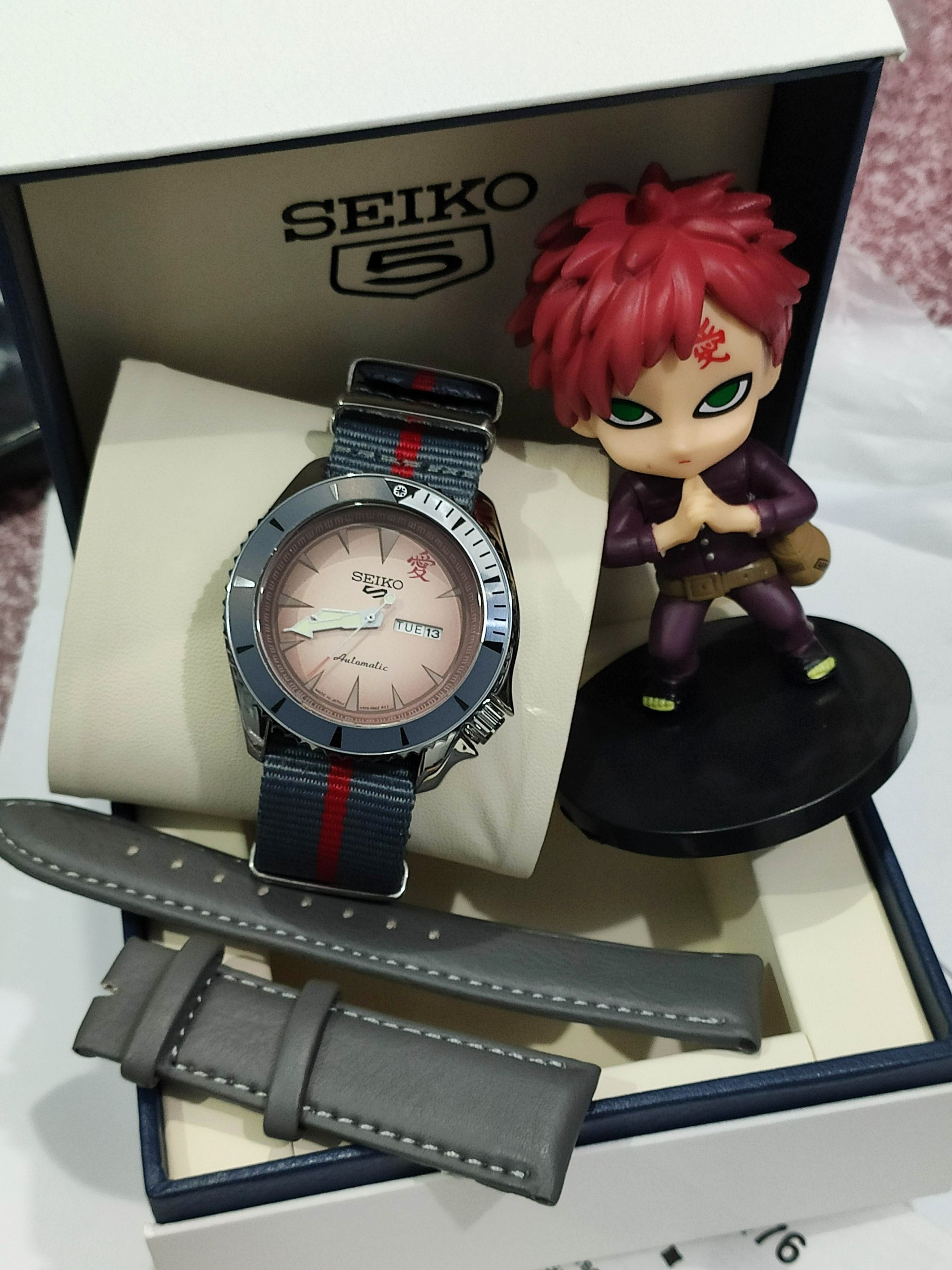 Gaara Naruto x Seik0 Anime Automatic-Hand With Extra Strap Actual Pic ...