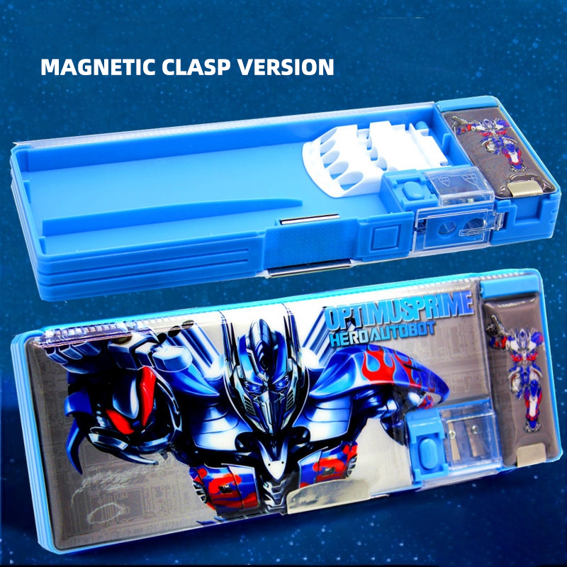 COD Transformers Stationery Box Multifunctional Handsome Boy Pencil ...