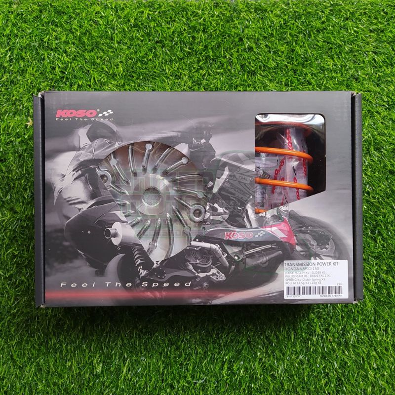 KOSO PULLEY SET for CLICK 125 / CLICK 150 WITH PULLEY / BACKPLATE ...