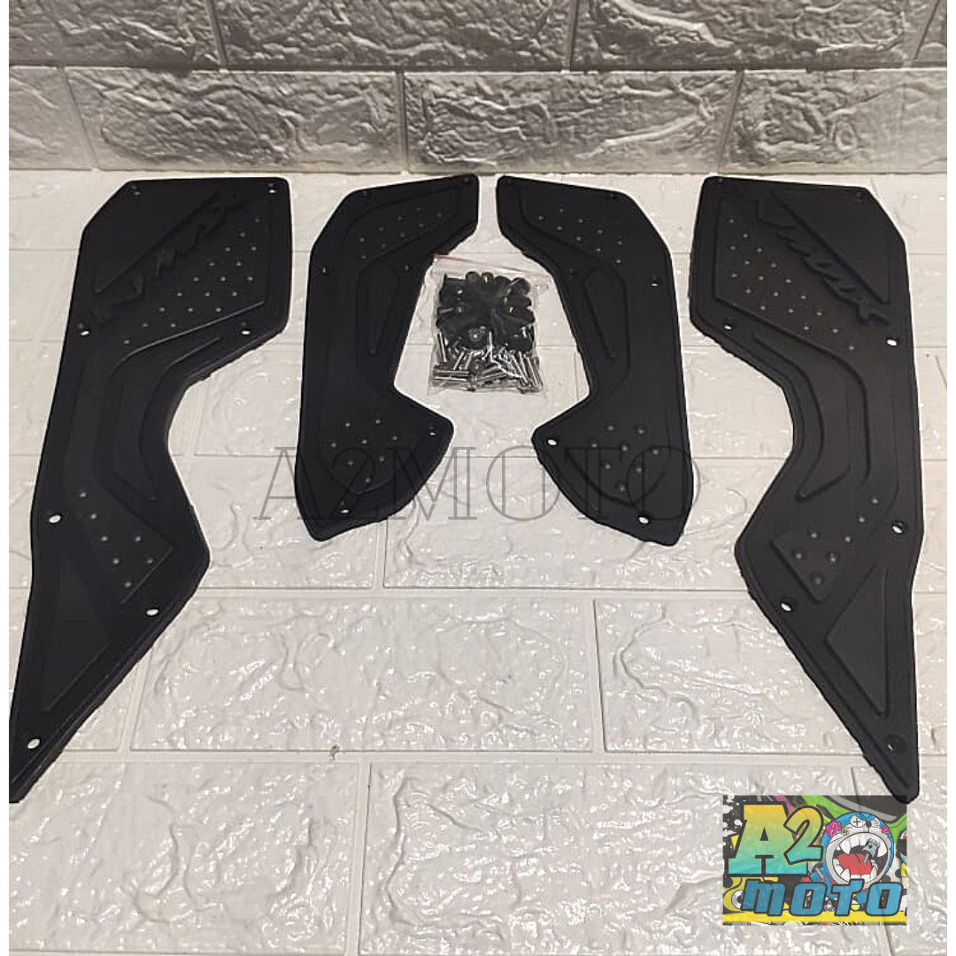 Nmax 2021 2020 Matting Footboard With Complete Bolts and Nuts Rubber ...