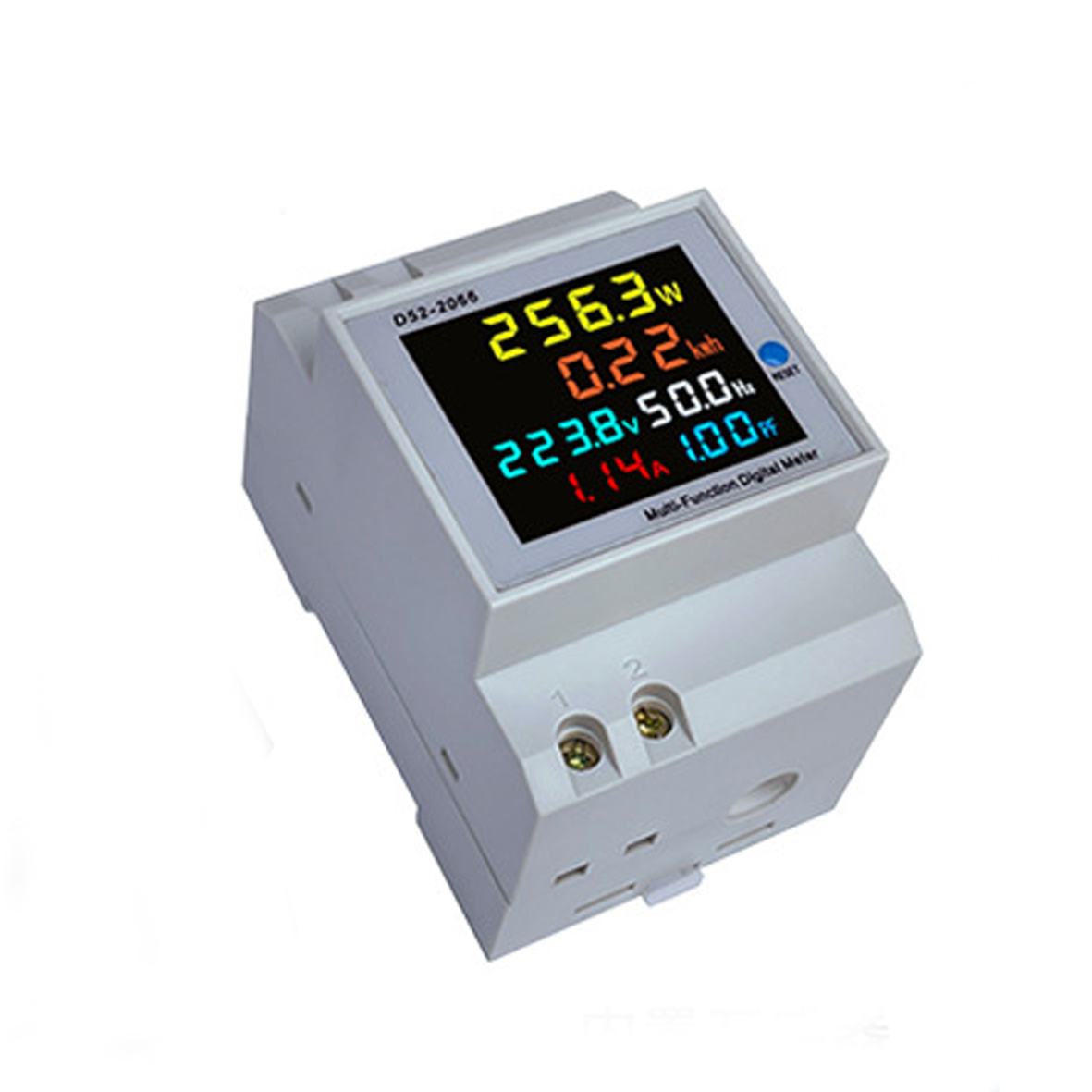 D52-2066 6IN1 Din rail AC Monitor 110V 220V 380V 100A Voltage Current ...