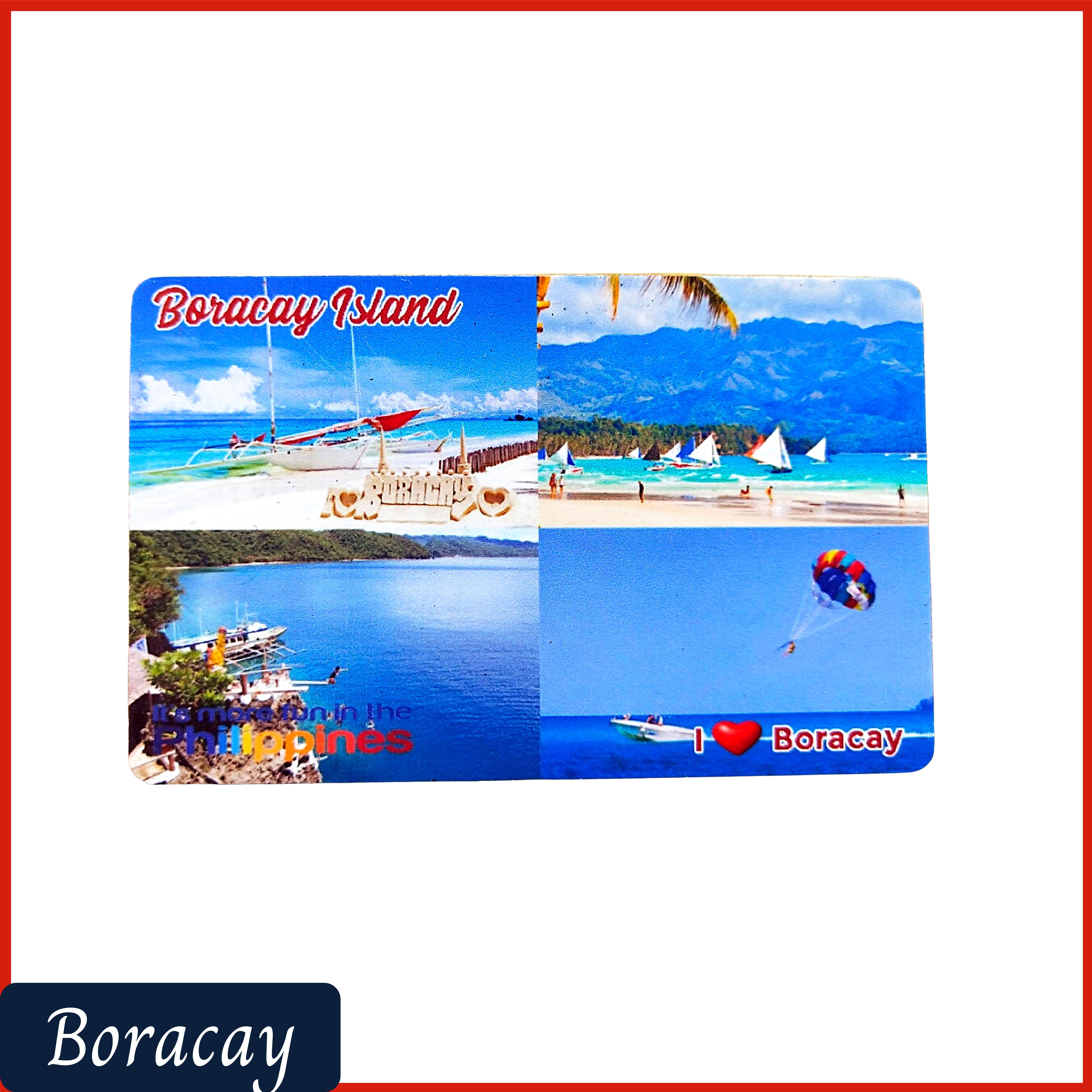 I love Boracay Rubber ref Magnet Souvenir Design- Souvenir & Collection ...