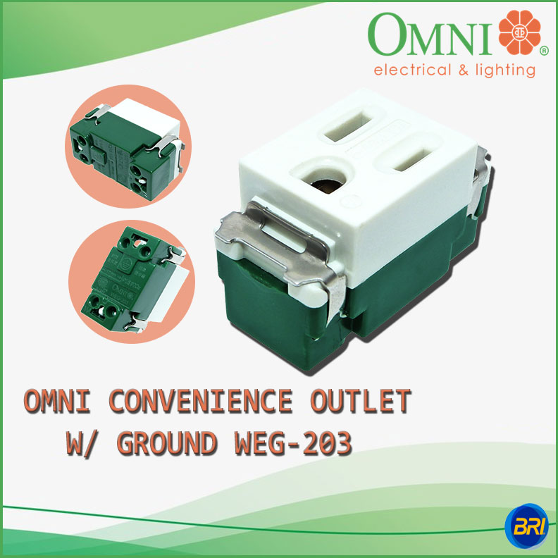 OMNI Convenience Outlet w/ Ground WEG-203 | Lazada PH