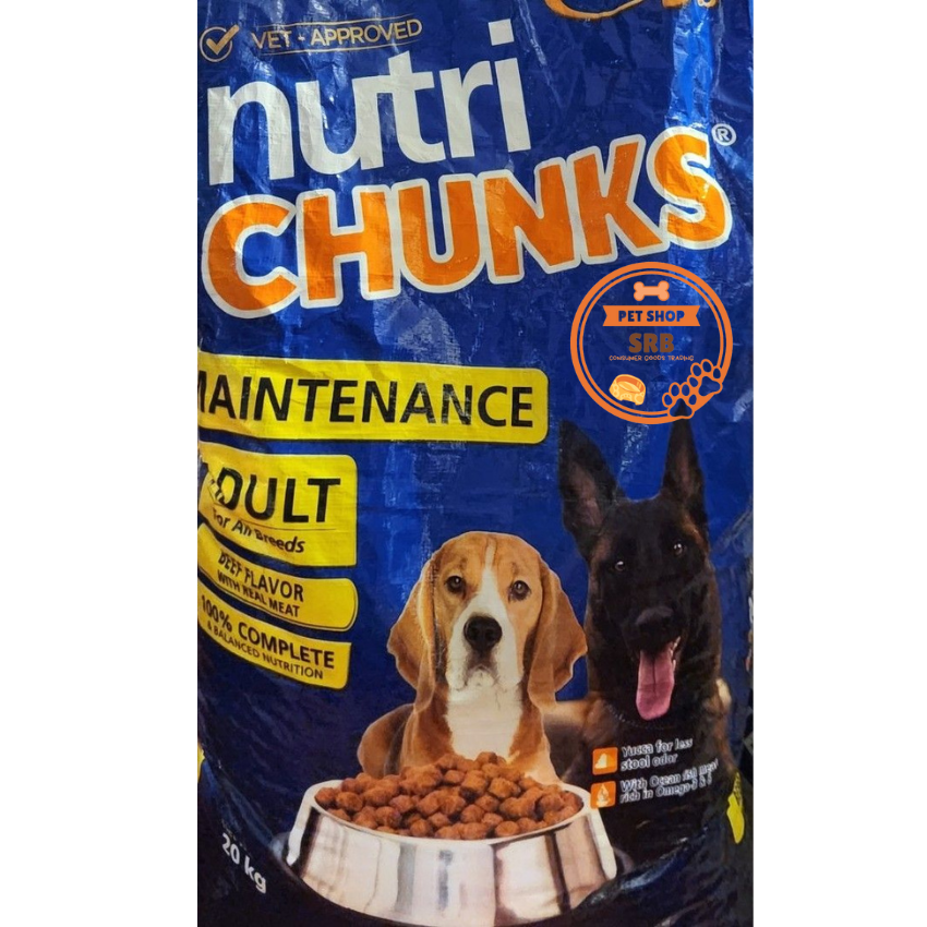 Nutri Chunks Maintenance Adult Beef Dry Dog Food | Lazada PH