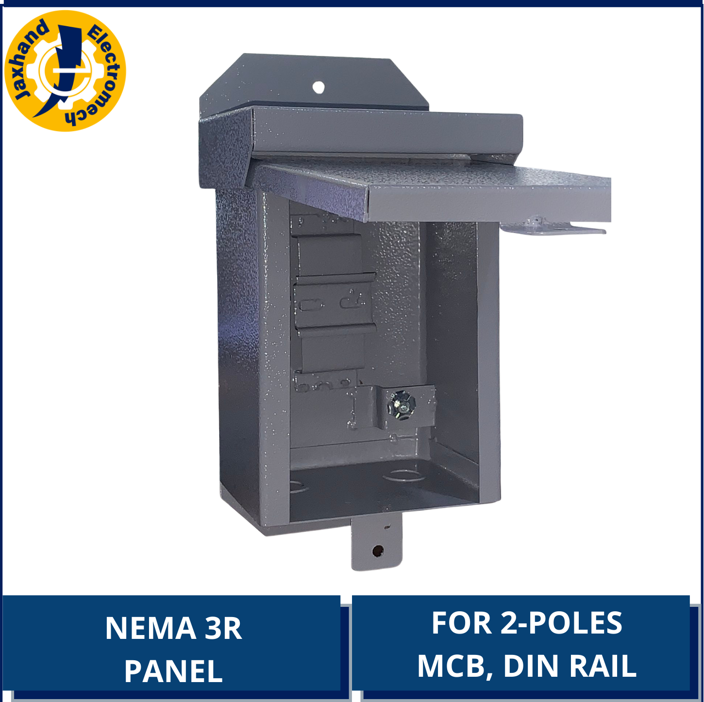 9pcs Nema 3R Panel Enclosure with Breaker 10A-40A, 2P, MCB Din Rail ...