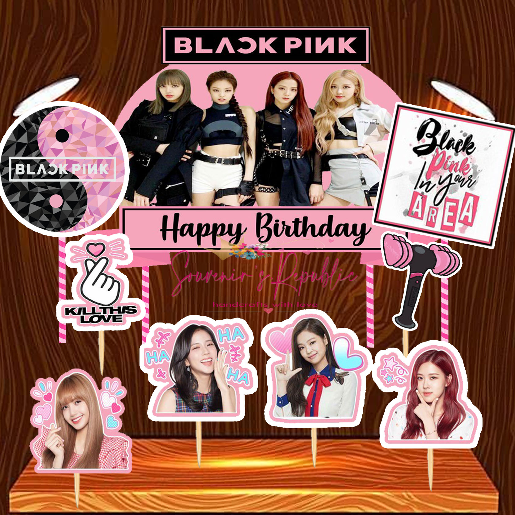 Blackpinkk Personalized Cake Topper Set | Lazada PH