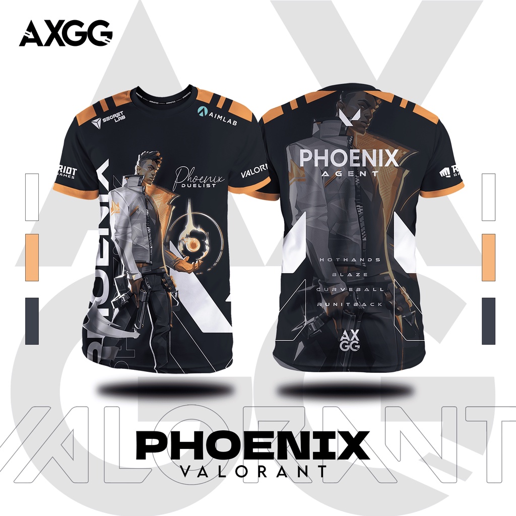 2022 AXGG "Valorant - Phoenix" Gaming T-Shirt | Lazada PH