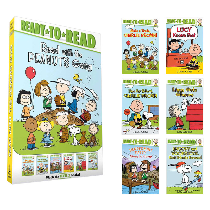 Peanut comics 6 volumes Snoopy English original read with the Peanuts ...