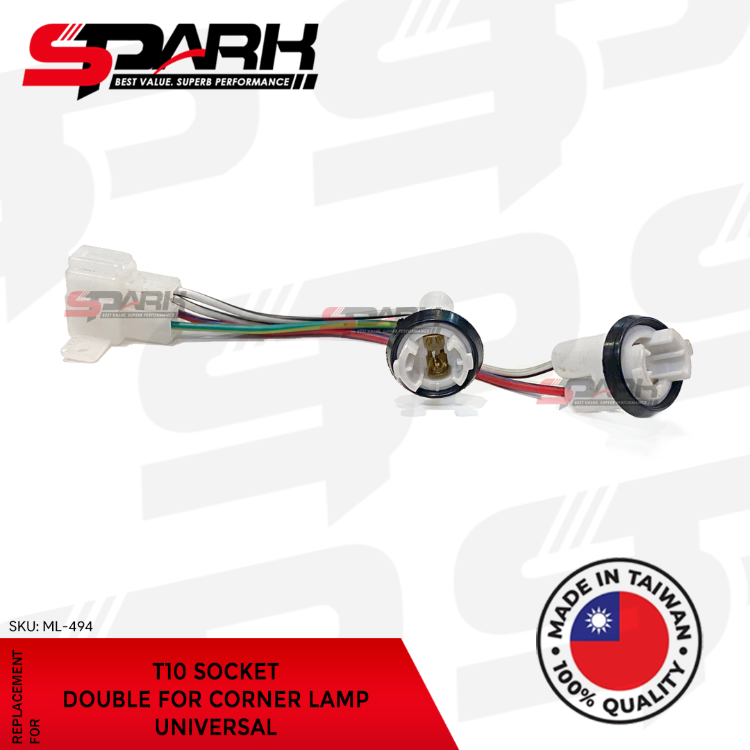 Corner Lamp Bulb Socket T10 Bulb Socket Double Head for Corner Lamp ...