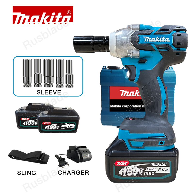 Makita Cordless Impact Wrench 6.0Ah 199V 3 in1 Cordless Electric ...