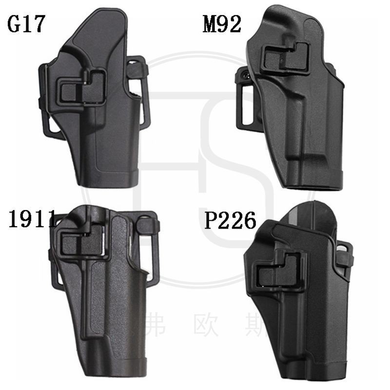 Tactical Holster For Glock G17 / M92 / M1911 / P226 / USP Belt Holster ...