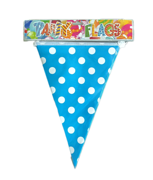 Happy Party Night 3 meters Polka Dots Banderitas for Birthday Party ...