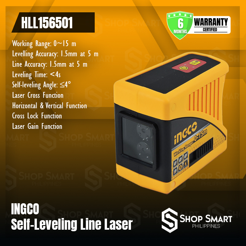 Ingco Self-Leveling Line Laser HLL156501 | Lazada PH