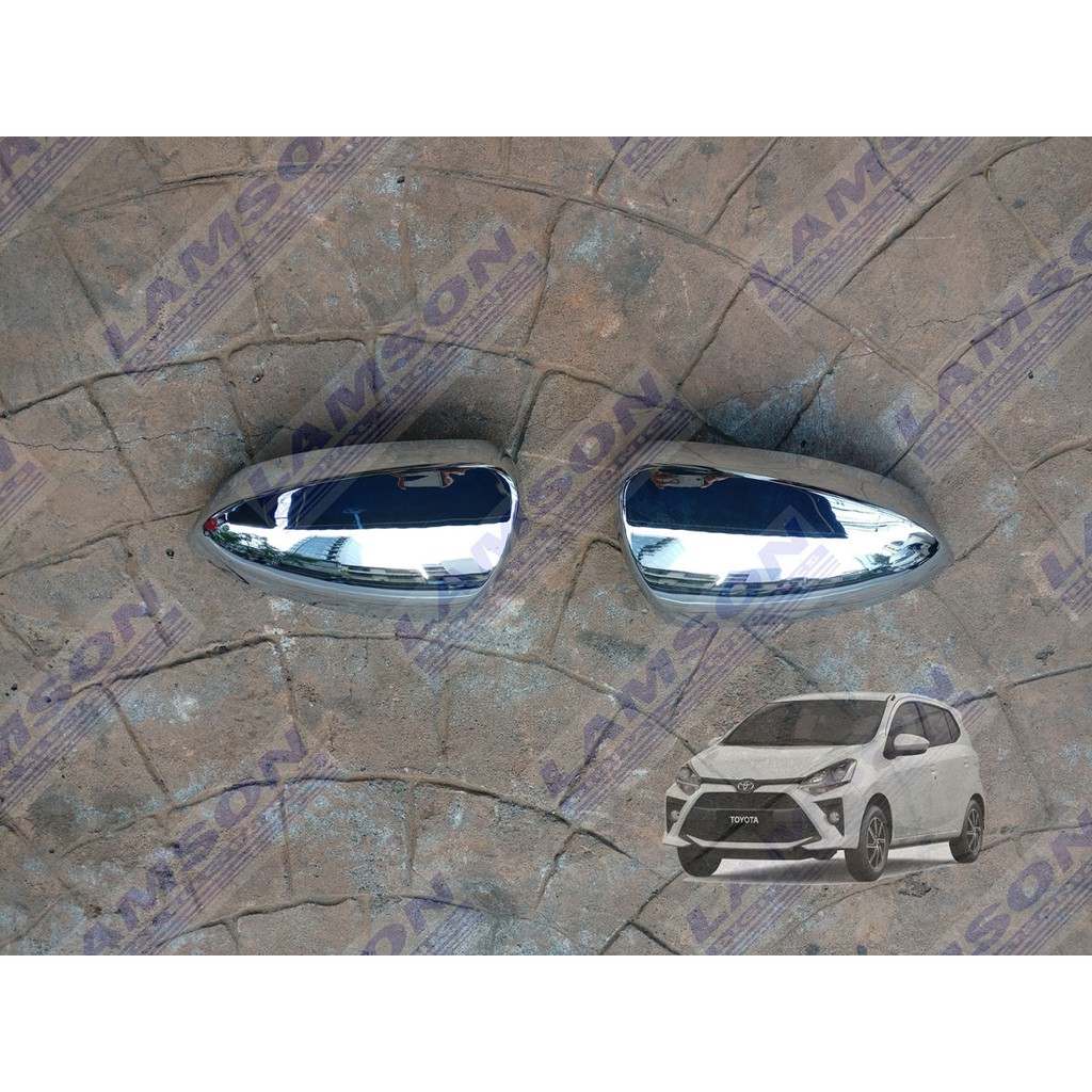 Toyota Wigo 2020 - 2022 Side Mirror Cover Chrome | Lazada PH