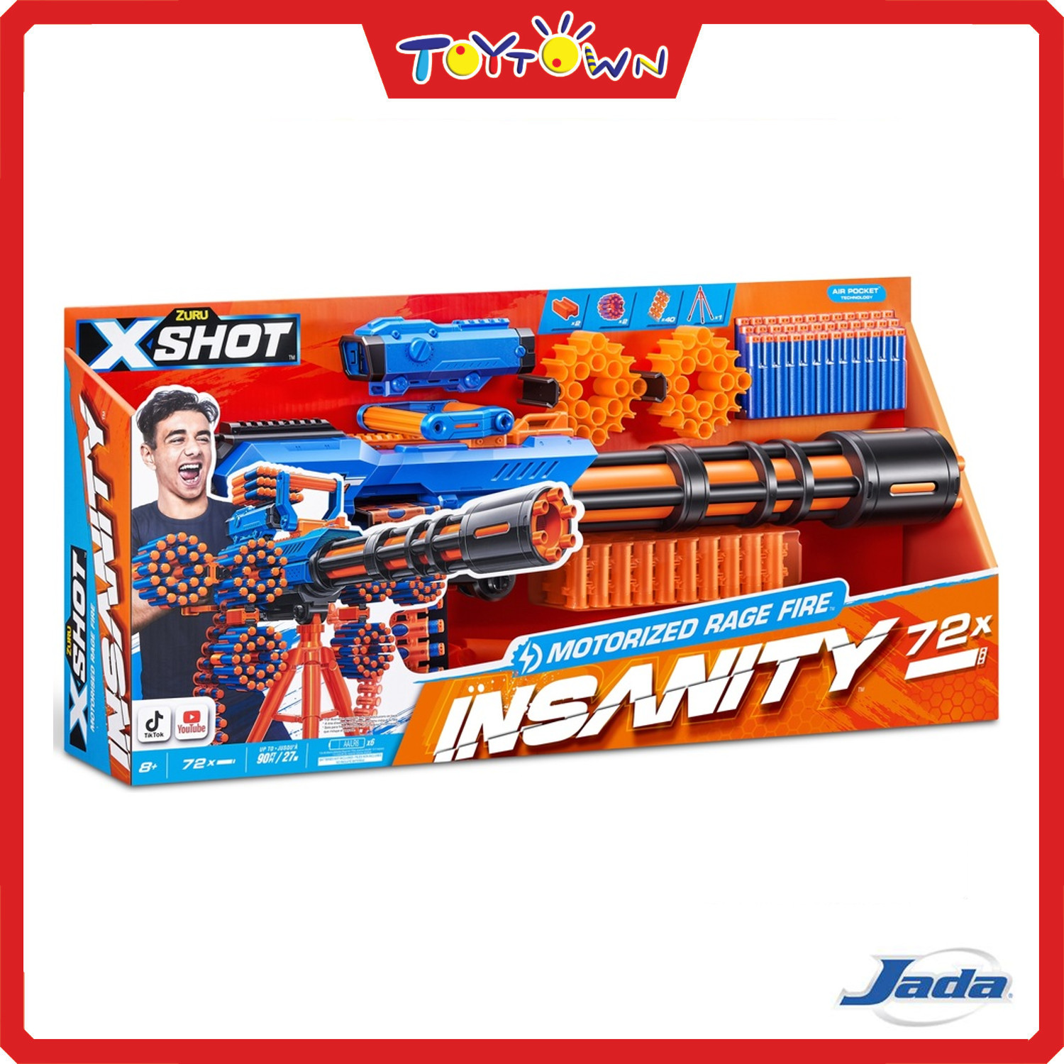 X-Shot™ Motorized Rage Fire™ Insanity | Lazada PH
