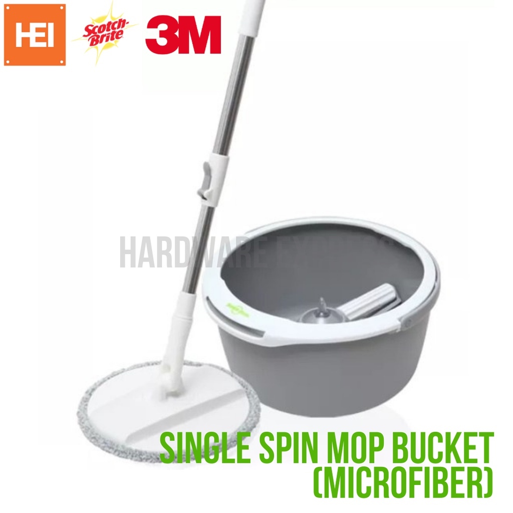mop for floor cleaning wet and dry 3M Scotch Brite Spin Mop Easy and ...
