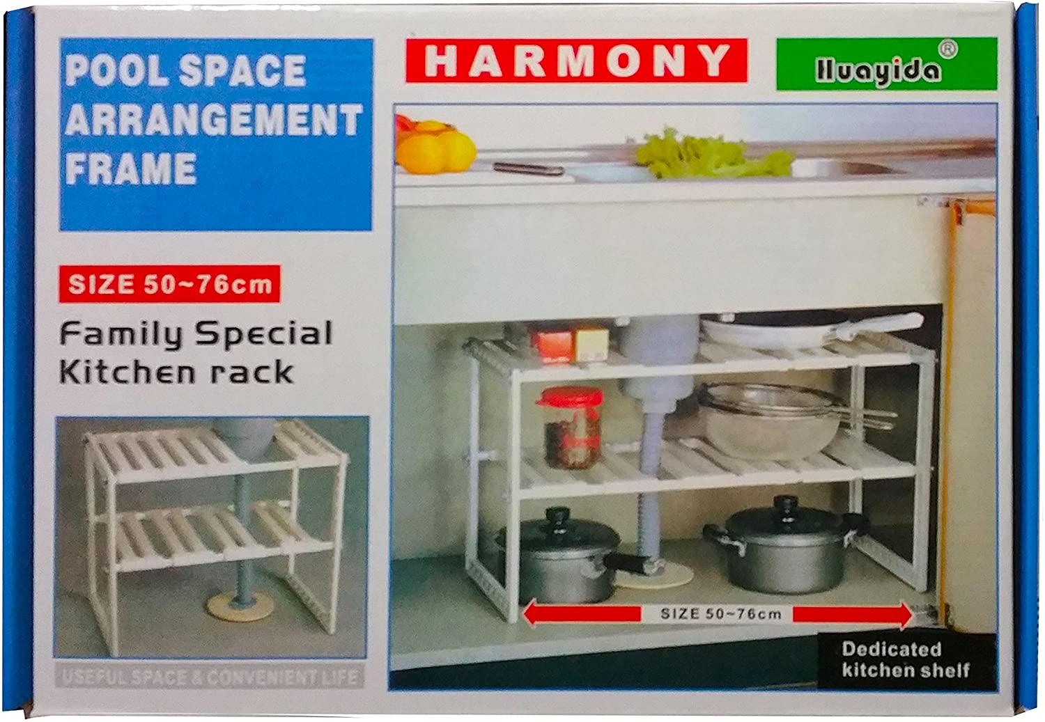 Pool Space Arrangements Frame Adjustable kitchen Rack | Lazada PH