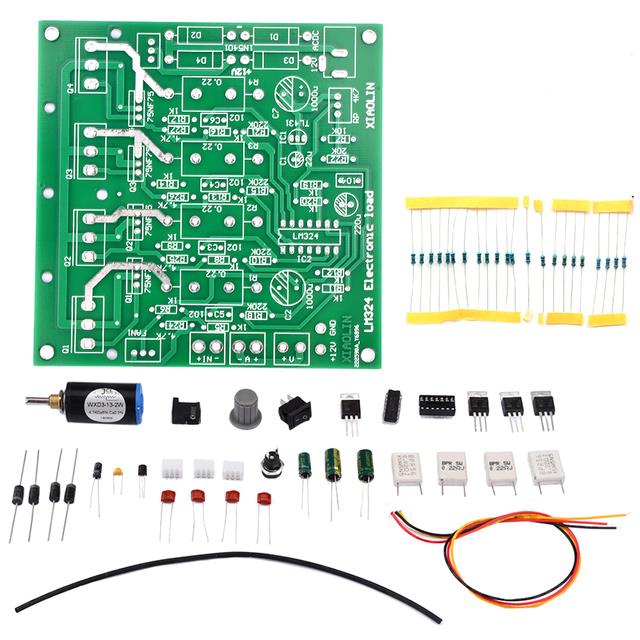 150W 15V 10A DIY Kits Electronic Load Test Board Kit Constant Current ...
