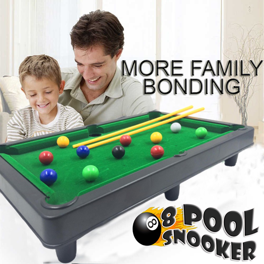 Pool Game Snooker Table Billiards for Kids Tabletop Game Kids Toys for ...
