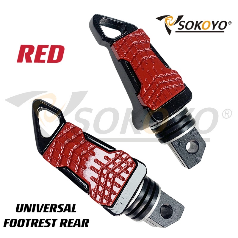 1 Pair Alloy Universal Foot Rest Step Knot FULL for any motorcycle ...