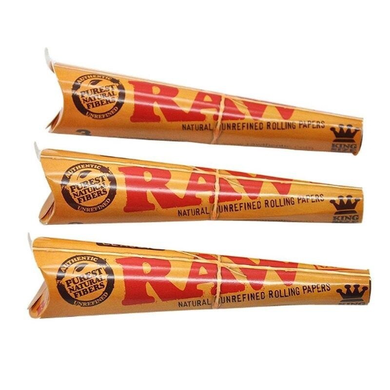 RAW 110mm 3 Pieces Classic Natural Unrefined - 420 Cigar Store - ThaiPick