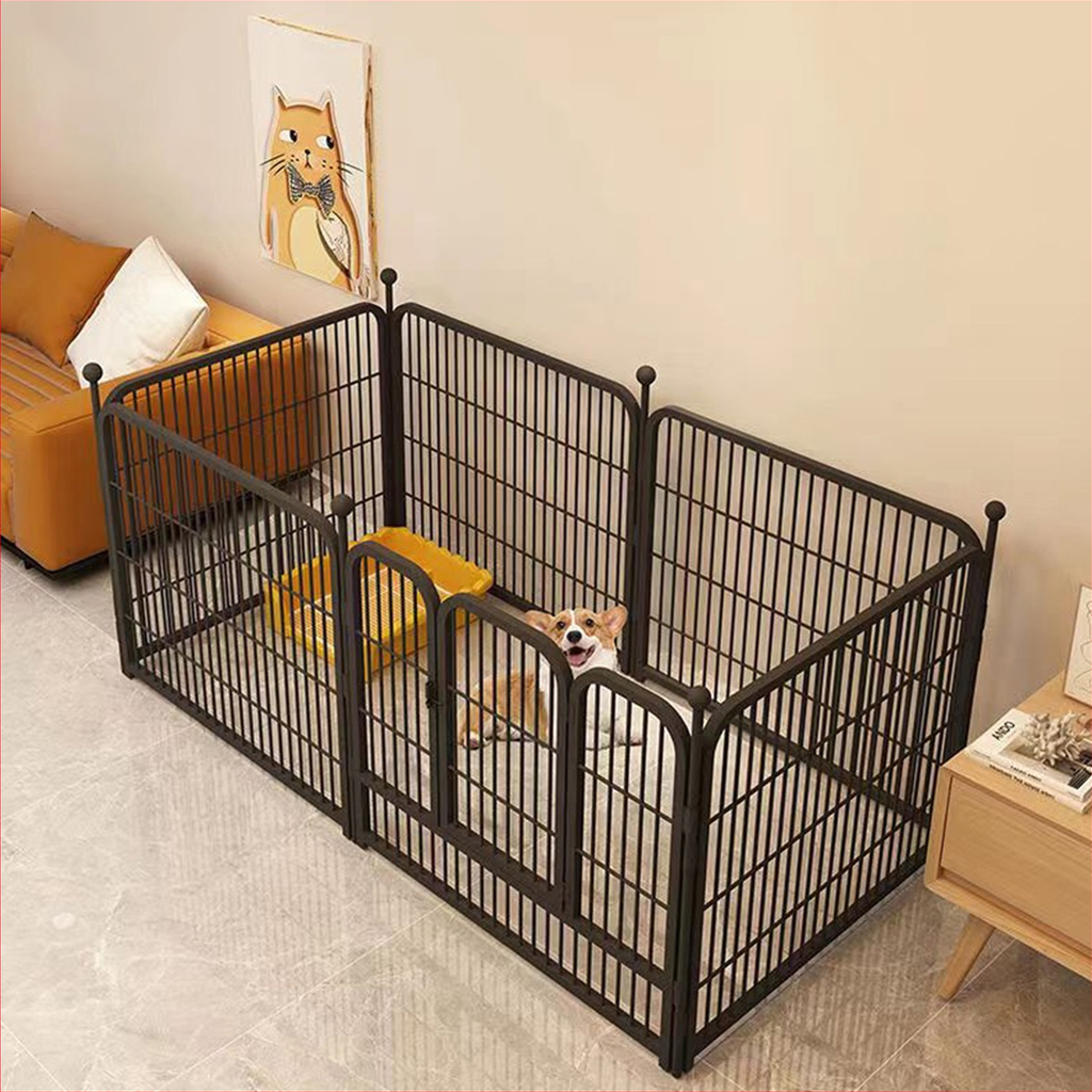 Adjustable Dog Fence Barrier Foldable Indoor Pet Playpen Cat Corrals ...