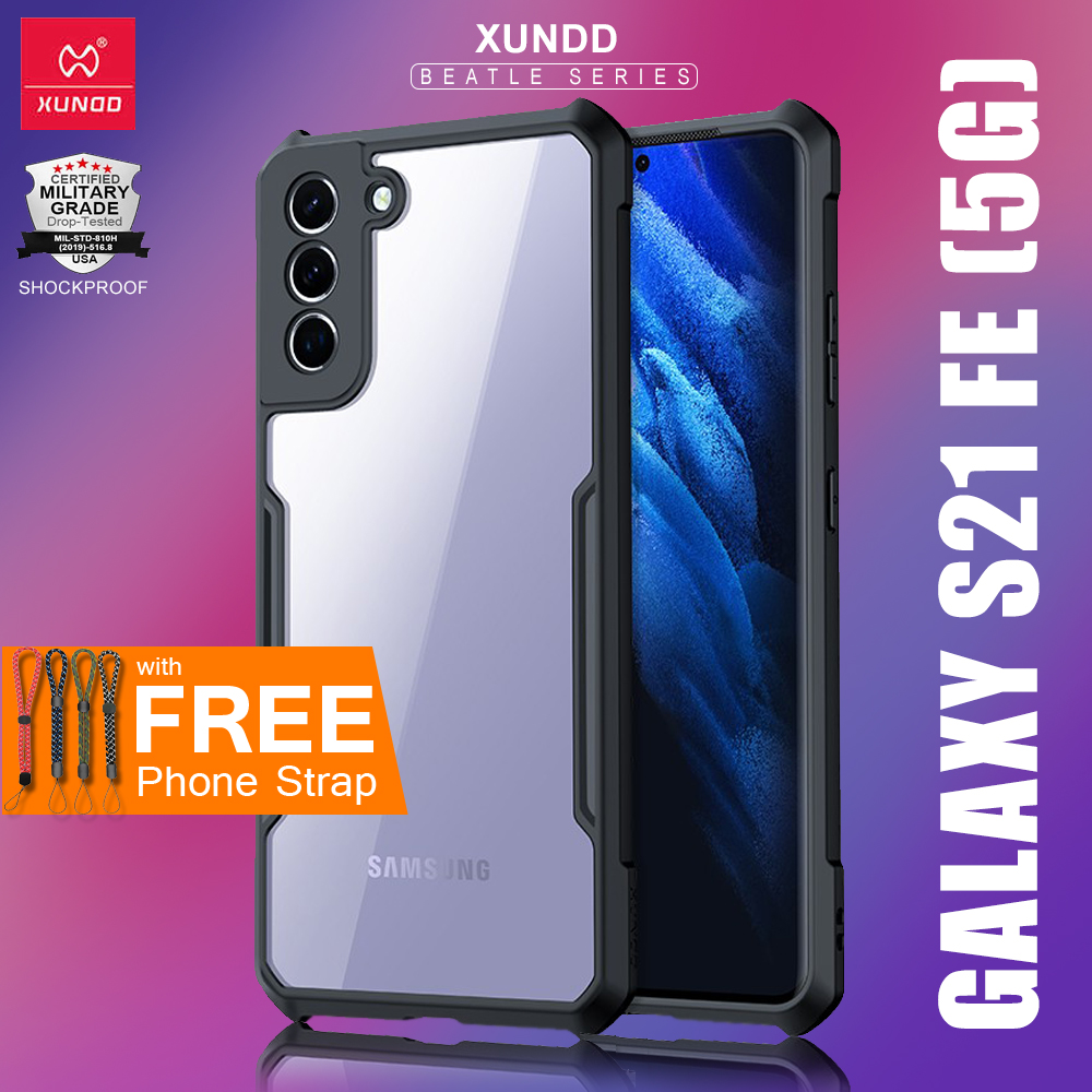 Xundd [ORIGINAL] Beatle Clear Hybrid Shock Proof Armor Case for Samsung Galaxy S21 FE 5G | Lazada PH
