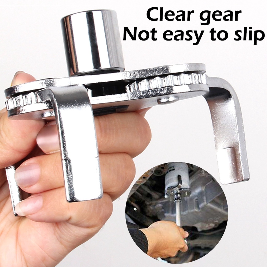Three-Claw Oil Filter Universal Oil Filter Removal Tool Adjustable Oil ...