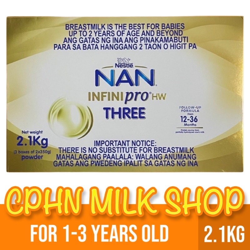 NAN INFINIPRO HW Three 1-3 Years Old 2.1kg | Lazada PH