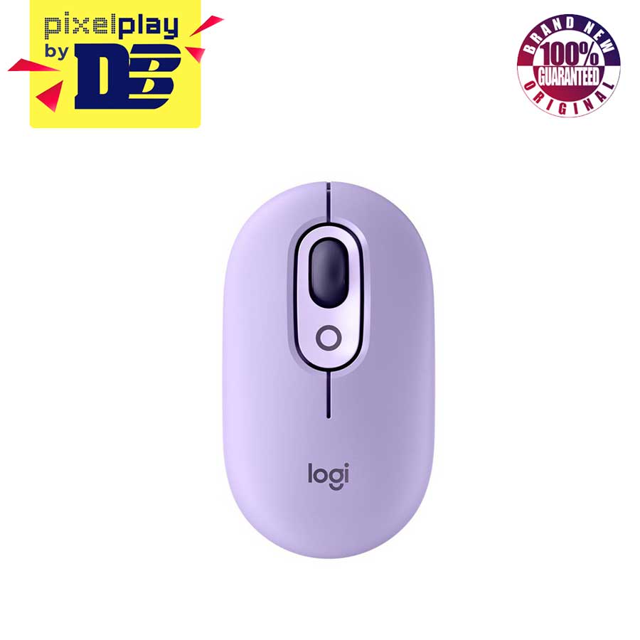 Logitech Pop Mouse Wireless With Customizable Emoji (Cosmos Lavender ...