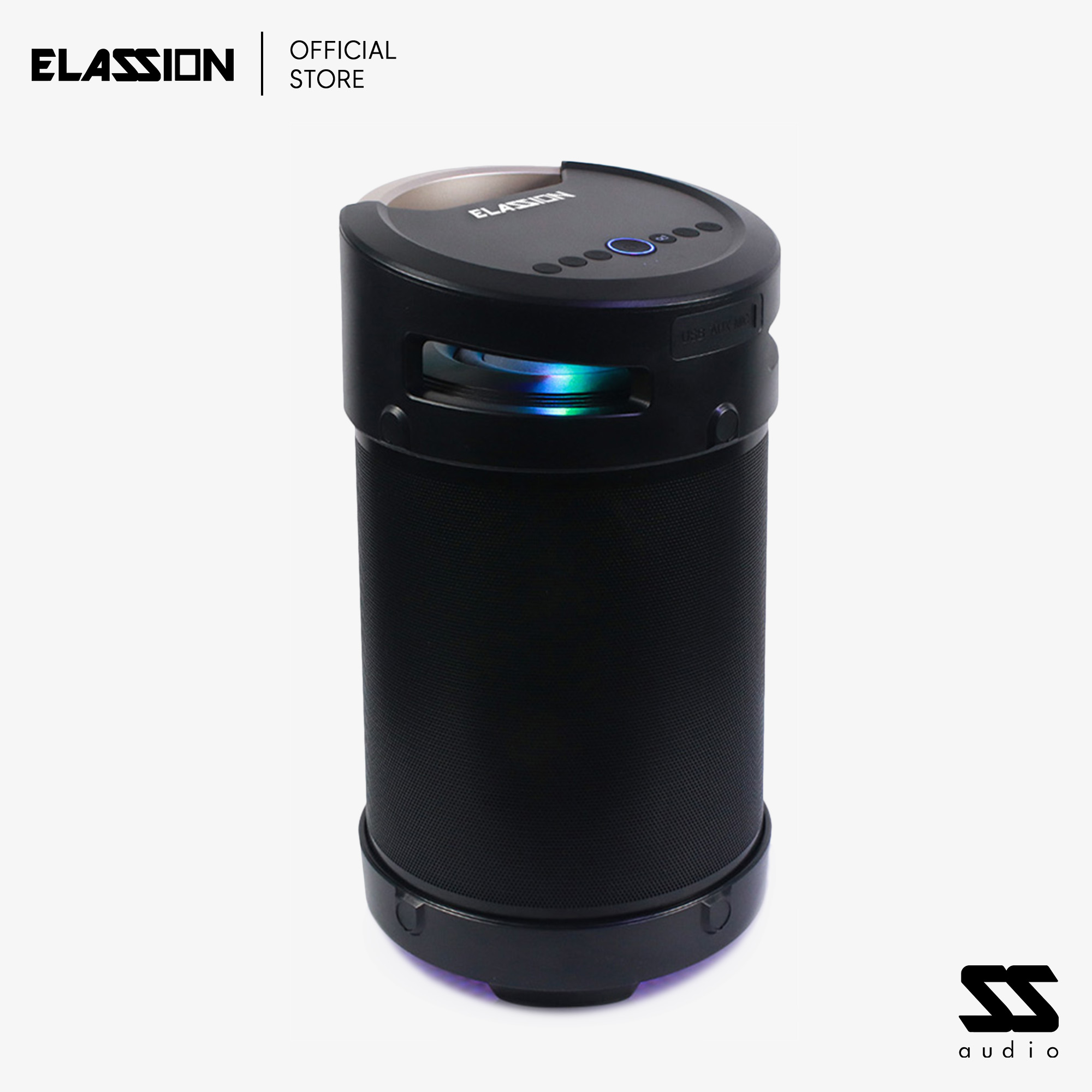 Elassion Orbit 360 Boombox Speaker with Microphone | Lazada PH