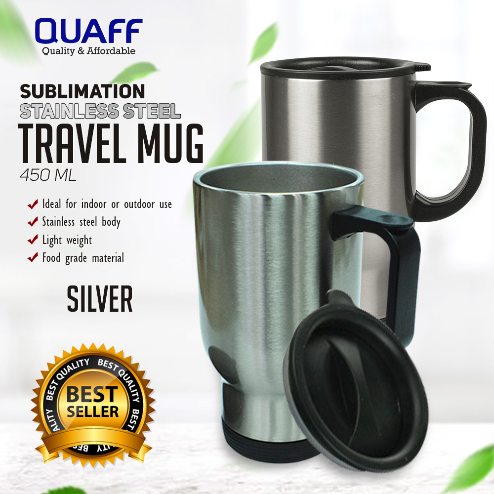 QUAFF Sublimation Stainless Steel Travel Mug 450ml Sublimation/ Cars ...